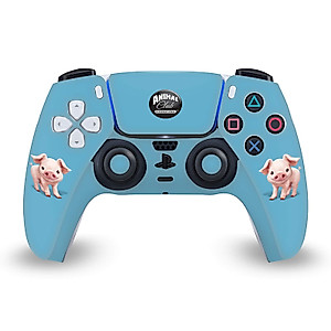 Head Case Designs Officially Licensed Animal Club International Pig Faces Vinyl Faceplate Sticker Gaming Skin Case Cover Compatible with Sony Playstation 5 PS5 DualSense Controller