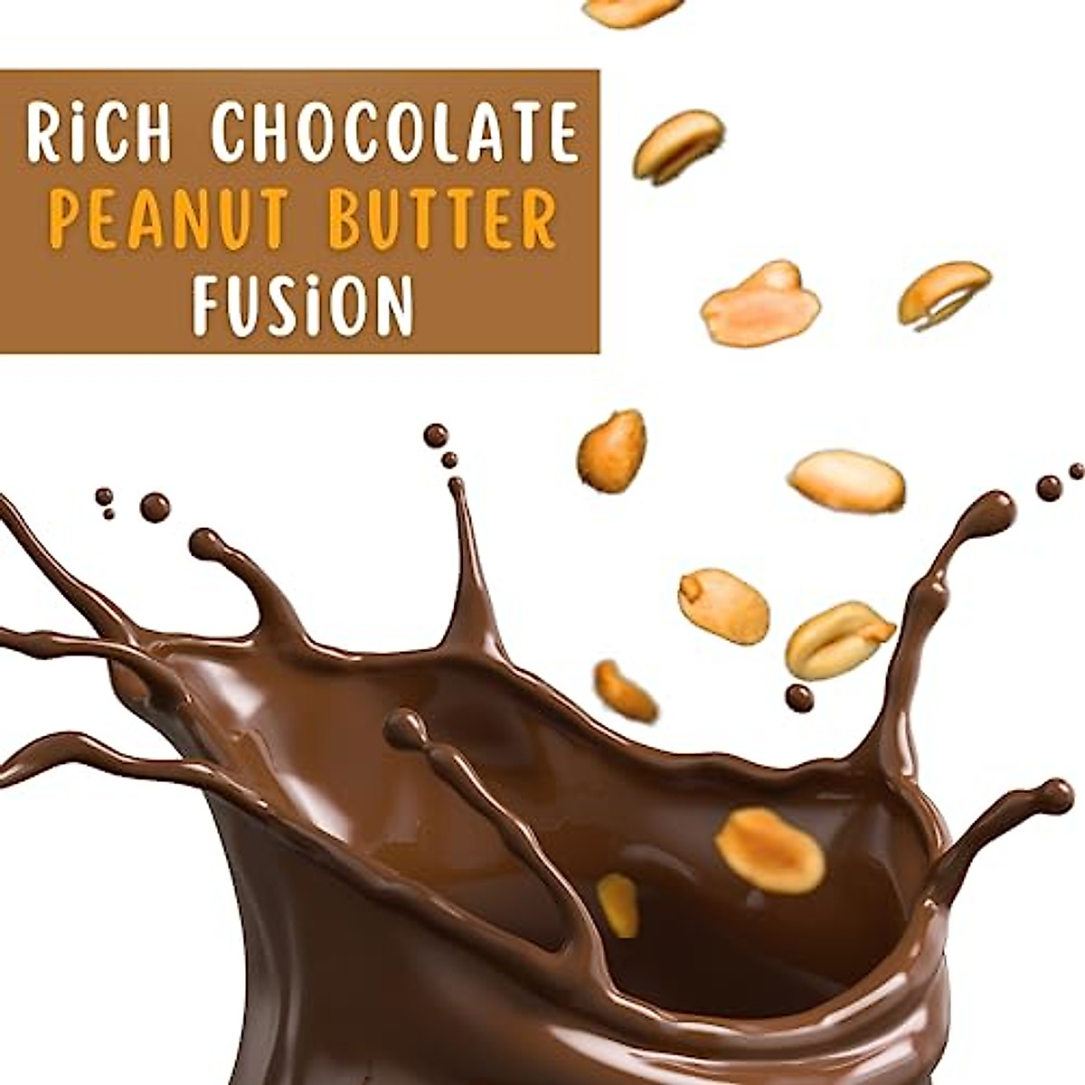 PB2 Powdered Chocolate Peanut Butter with Cocoa - 4g of Protein, 90% Less Fat, Certified Gluten Free, Only 50 Calories per Serving for Shakes, Smoothies, Low-Carb, Keto Diets…
