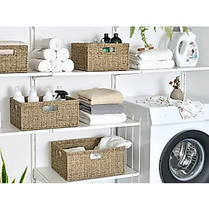 StorageWorks Seagrass Storage Baskets