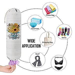 You are My Sunshine, Grocery Bags Holder Organizer for Shopping Bags，Wall Mount Plastic Bags Storage Container Dispensers, Gift for Women Mother Grandmother Friend