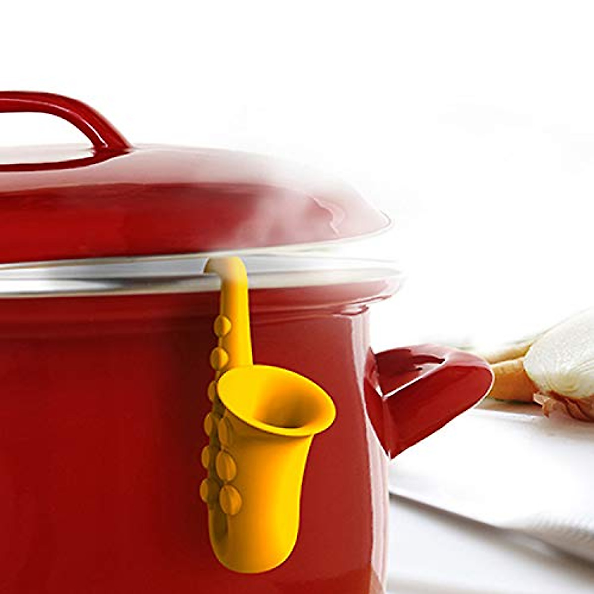 XYG Spill-Proof Steam Releaser Pot Lid Holders,Silicone Lid Lifters for Pots and Saucepan,Boil Over Stopper,Kitchen Gadgets for Cooking (3)