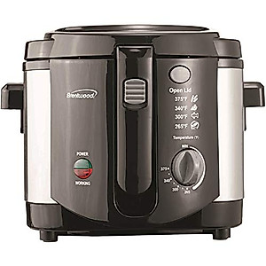 Brentwood Electric Appliances DF-720 8-Cup Deep Fryer, Silver