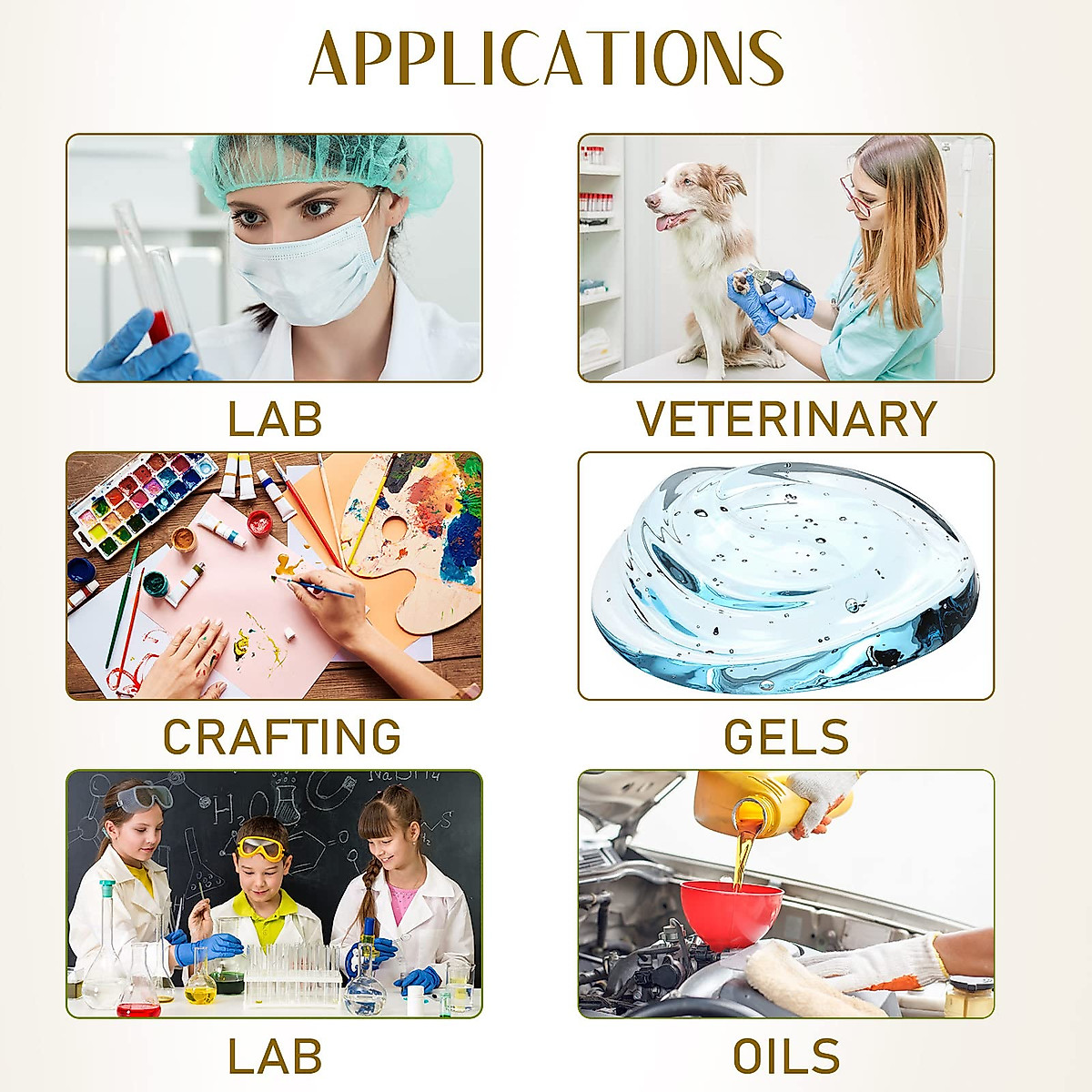 Honoson 20 Pack 4" Syringes with Needle 14 Gauge Blunt Tip Dispensing Needle Industrial with Luer Connector Needle