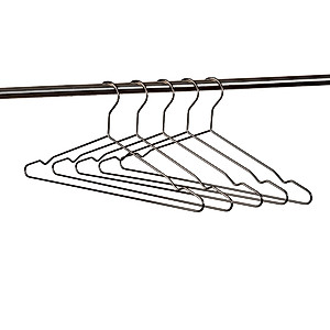 Better to U 17 Inch Metal Clothes Hanger, 4.0mm Heavy Duty Shirt Blouse Hanger for Coat Suit Bridal Boutique, Space Saving Slim Wire Hanger for Camisole Trousers Wedding Dress（Gold 36pack）