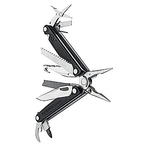 LEATHERMAN, Charge Plus Multitool with Scissors and Premium Replaceable Wire Cutters, Stainless Steel, Nylon Sheath