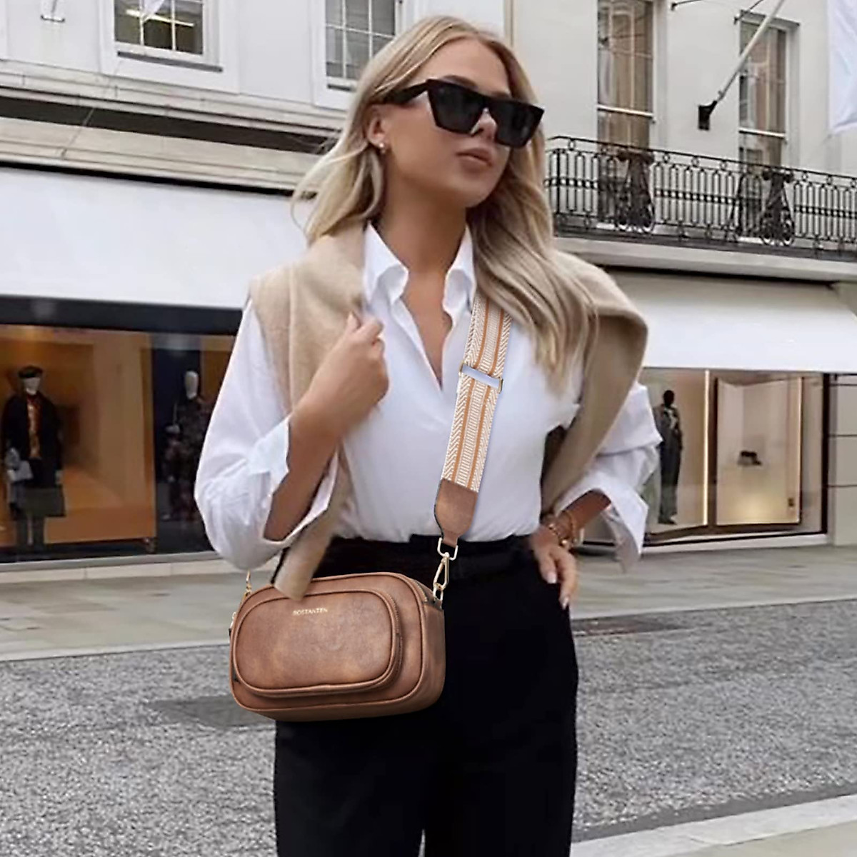 BOSTANTEN Womens Leather Wallets RFID Blocking Large Capacity＆Leather Backpack Purse