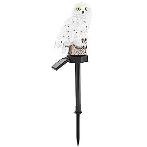 Solar Post Cap Lights Outdoor, Solar Powered Waterproof Garden Light Outdoor Lawn Lamp for Home Garden Lighting LED Landscape Light Garden Lawn Light Resin Light White 17.7 x5.9 solar garden light