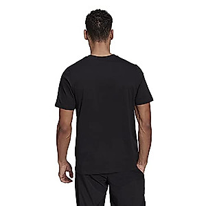 adidas mens CRTN Outline Tee Black Small