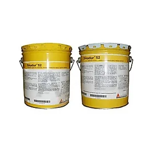 Sika Sikadur 52 3gallon Unit- 2-component, Very-Low-Viscosity, Moisture-Tolerant Epoxy Injection Adhesive