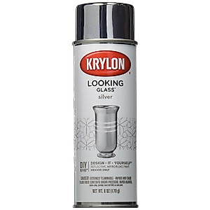 Krylon Looking Glass Silver-Like Aerosol Spray Paint 6 Oz.