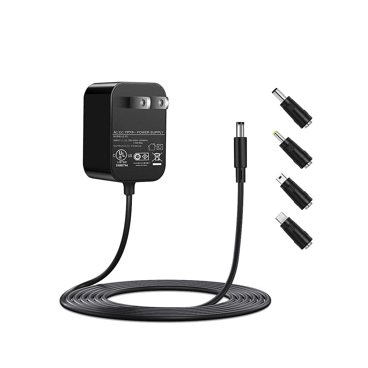 5V AC Power Adapter for Tascam PS-P520E DR-40 DR-05 DR-22WL DP-008EX DP-006 DP-004 DR-07 DR-100; Zoom Q3, Q3HD, R16, R24, H4n, H4n PRO Handy Recorder AD-14A/D Charger Power Adapter