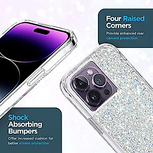Case-Mate - Twinkle - Case for iPhone 12 and iPhone 12 Pro (5G) - 10 ft Drop Protection - 6.1 inch - Stardust
