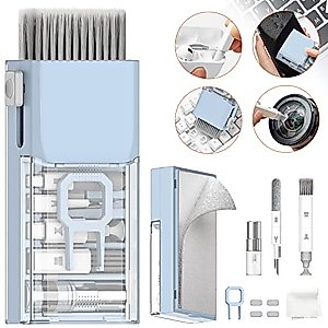 Electronic Cleaner Kit, Laptop Cleaning Kit, Keyboard Cleaner, 3 in 1 Earbud Cleaner Pen, Lens Pen for DSLR Camera Clean, Computer Screens Cleaning/Airpods Cleaner Kit/iPad Camera Phone Cleaning Tool