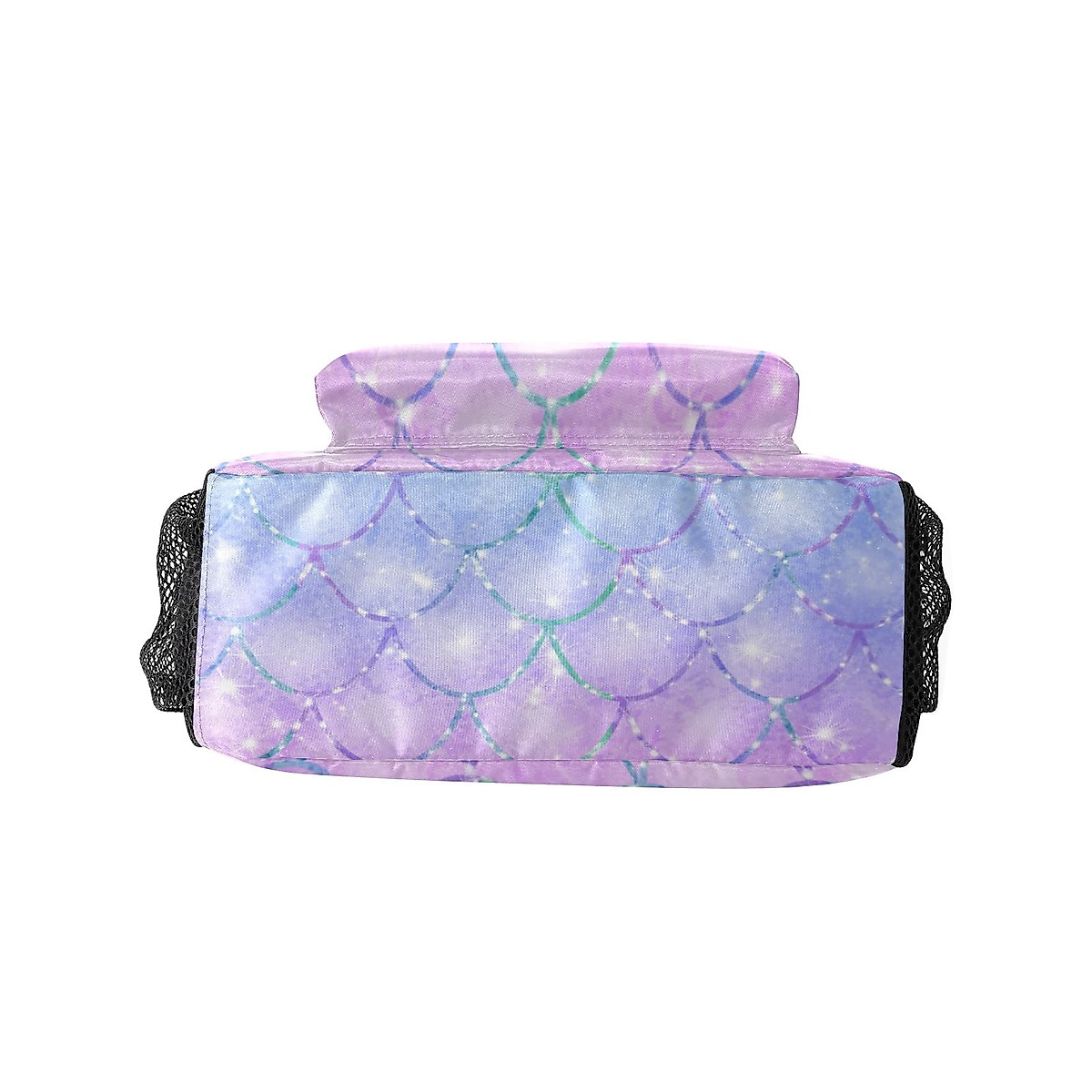 Gymnastic Mermaid Scale Personalized School Backpack Bags Kids Backpack for Teen Boys Girls Travel Backpack