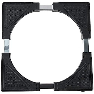 LinaLife Adjustable Washing Machine Base Fridge Undercarriage Stand Bracket 23" Multi-functional Movable Furniture Dolly Roller Mobile Base 4 Swivel Wheels for Drier, refrigerator stand