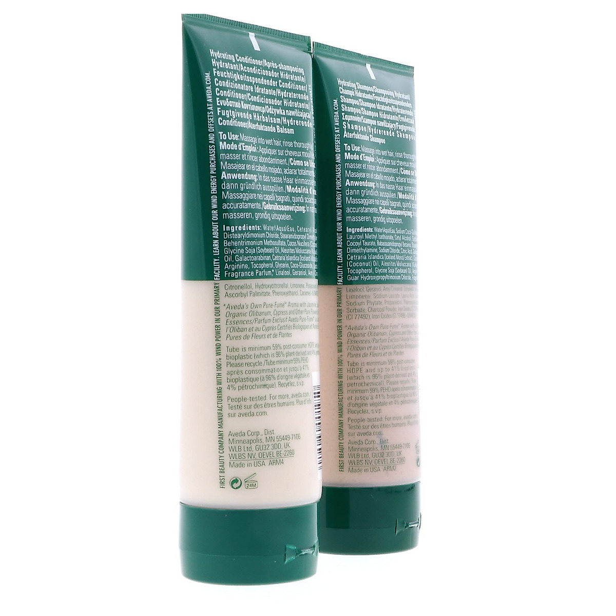 AVEDA Sap Moss Weightless Hydration Shampoo and Conditioner Set 6.7 Ounce Each