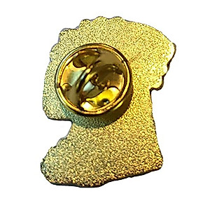 Dog Pin Jewelry White and Black Enamel with Gold Tone for Women, Girls, and Boys, Tac Lapel Bag Pin