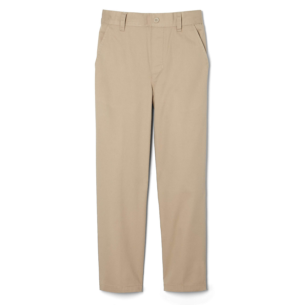French Toast Boys' Little Pull-on Relaxed Fit School Uniform Pant (Standard & Husky), Khaki, 6