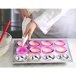 New Star Foodservice 535504 Commercial Grade Aluminum 12-Cup Muffin Pan