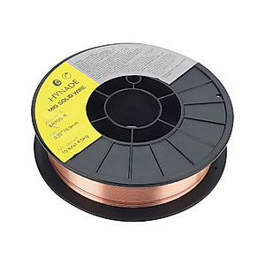 hynade Solid Welding Wire, ER70S-6 10-Pound Spool Carbon Steel 0.035'' Mig Solid Welding Wire (0.035-Inch 10 Lbs)