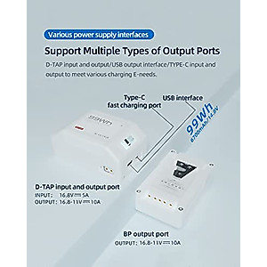 VILTROX V Mount Battery, 99Wh 14.8V Mini V-Lock Battery with D-TAP Type-A Type-C OLED Screen for Broadcast Video Camcorder, Camera, Monitor, Filmmaker