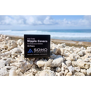 Soho Athletica 50 Pairs of Men's Nipple Covers for Running, Prevent Joggers Nip, Stops Nipple Chafing During Sport, Ease and Prevent the Pain of Runners Nipple