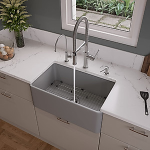 ALFI brand ABF3018-BM Kitchen Sink, Black Matte