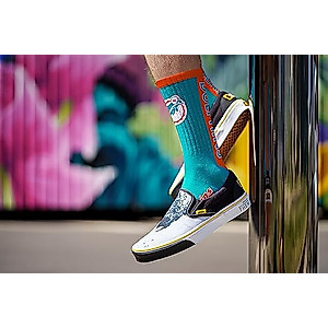 For Bare Feet NFL Classic MIAMI DOLPHINS MVP Crew Sock Team Color Large