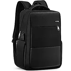 HOMIEE School Backpack 15.6 Inch Laptop Backpack Travel Backpack with USB Charging Port, Durable Water Resistant Backpack College School Bookbag Business Computer Backpack