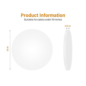 Kootek 177 Pcs Cake Decorating Kits and Cake Boards Drum 12 Inch