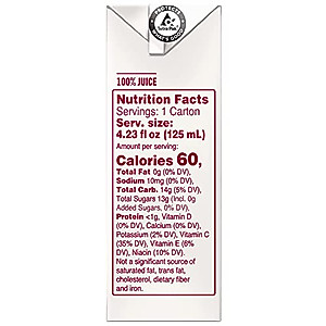 Tropicana 100% Juice Box, Fruit Punch, 4.23oz (Pack of 44) - Real Fruit Juices, Vitamin C Rich, No Added Sugars, No Artificial Flavors