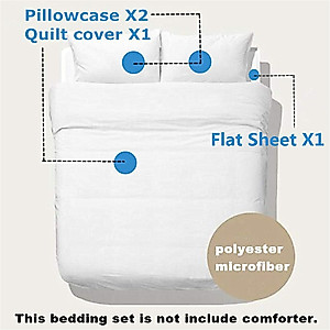 Snowman Bedding 4 Piece Set, King Size Happy New Year Geometric Patchwork Snowman Duvet Cover Set Winter Quilt Cover Christmas Theme Bed Sheet Set for Girls Boys Children Christmas Eve Bedding