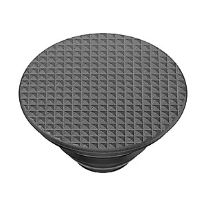 PopSockets Phone Grip with Expanding Kickstand, Simple PopGrip - Knurled Black