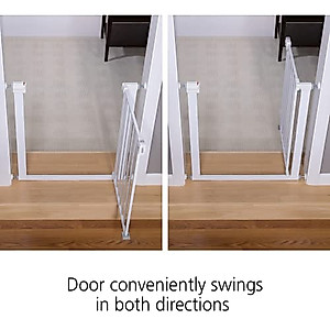 Safety 1st Easy Install 28" High Walk Thru Gate, Fits Between 29" and 38"