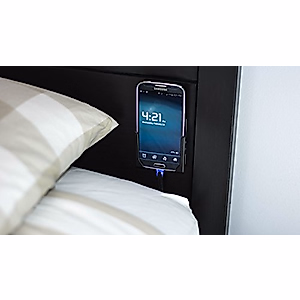 Dockem Koala Wall Mount 2.0 for iPhones, Samsungs & Most Phones: Damage-Free Universal Dock for iPhone 12, Pro, Pro Max, Mini; 11, Pro, Pro Max; SE 2, XS, Max, XR, X, 8, 8+, Galaxy S21s & More [Black]