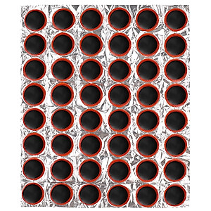 LIOOBO Bike Tire Repair Patch Kit: Tire Inner Tube Rubber Patches Repair Kit, Tire Puncture Quick Repair for Road| Mountain Bikes 48PCS 30MM