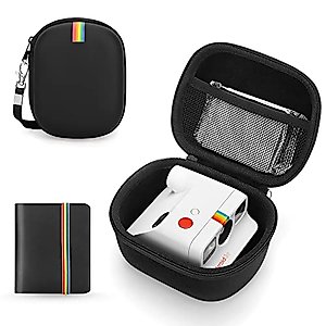Yinke Case Album for Polaroid Go Instant Mini Camera (9035), Hard Organizer Portable Carry Travel Cover Storage Bag（Black）