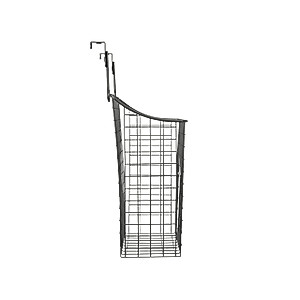 Spectrum Diversified Grid Over-The-Cabinet Dispenser Plastic Holder for Kitchen Storage & Organization, Under Sink Organizer for Recycling Grocery Bags, Medium, Industrial Gray