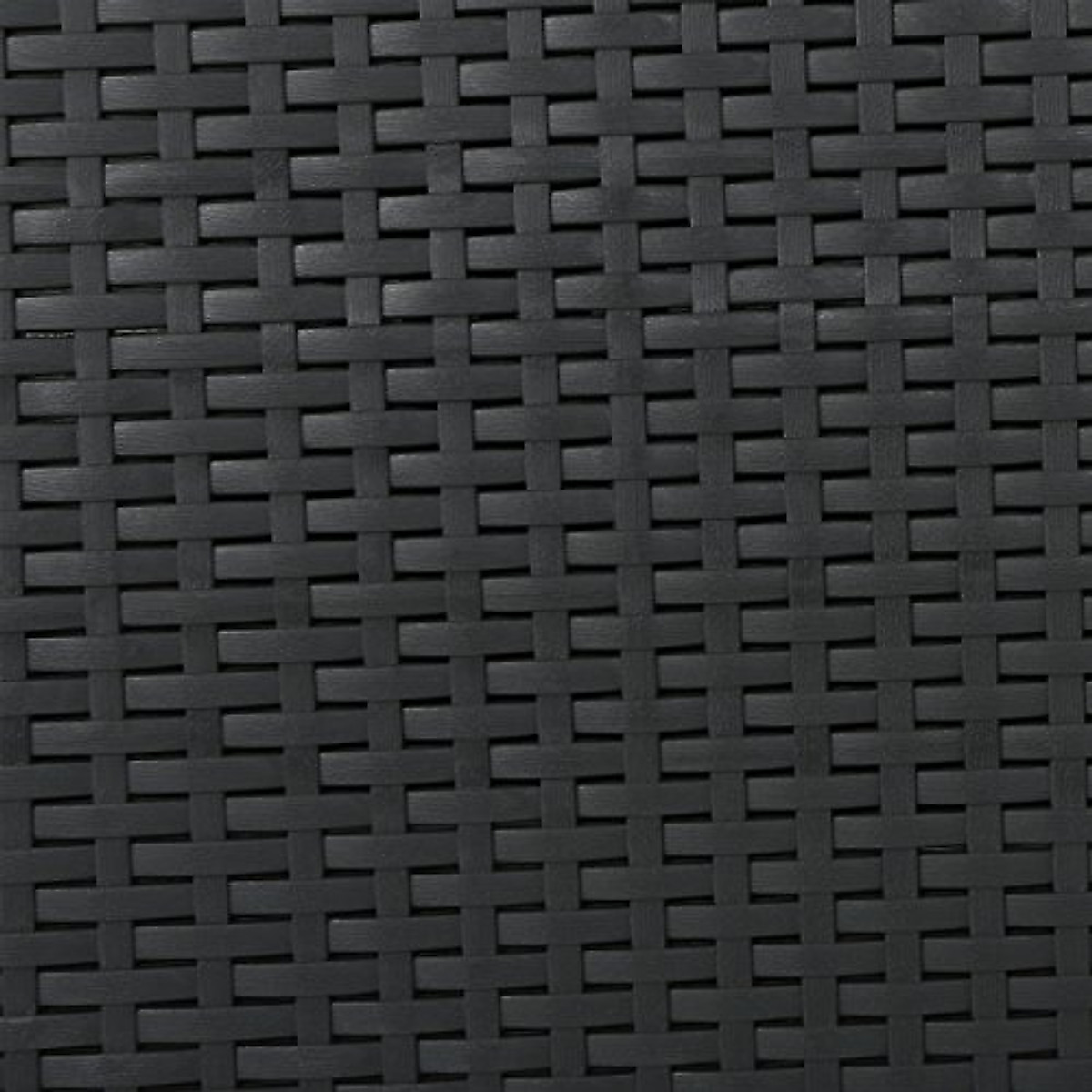 Christopher Knight Home St. Lucia Outdoor 3-Seater Faux Wicker Rattan Style Sofa with Water Resistant Cushions, Charcoal / Light Grey