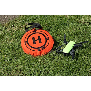 Hoodman 2 foot weighted Drone Landing Pad fits dji mini 3 pro, dji mini 2, dji mavic 3, dji fpv, dji mavic classic 3, dji mavic pro, dji mavic 3 classic, dji spark, dji air 2, dji fpv accessories