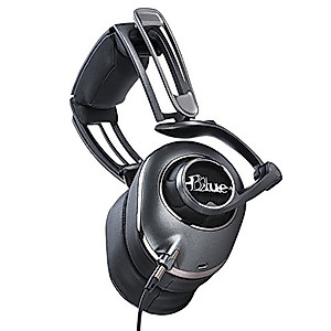 Blue Mix-Fi Powered High-Fidelity Headphones with Integrated Audiophile Amplifier - Formerly known as Mo-Fi