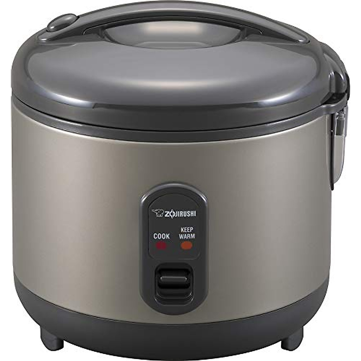 Zojirushi NS-RPC10HM Rice Cooker and Warmer, 5.5-Cup (Uncooked), Metallic Gray