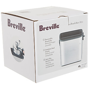 Breville Knock Box Mini, Stainless Steel, BES001XL