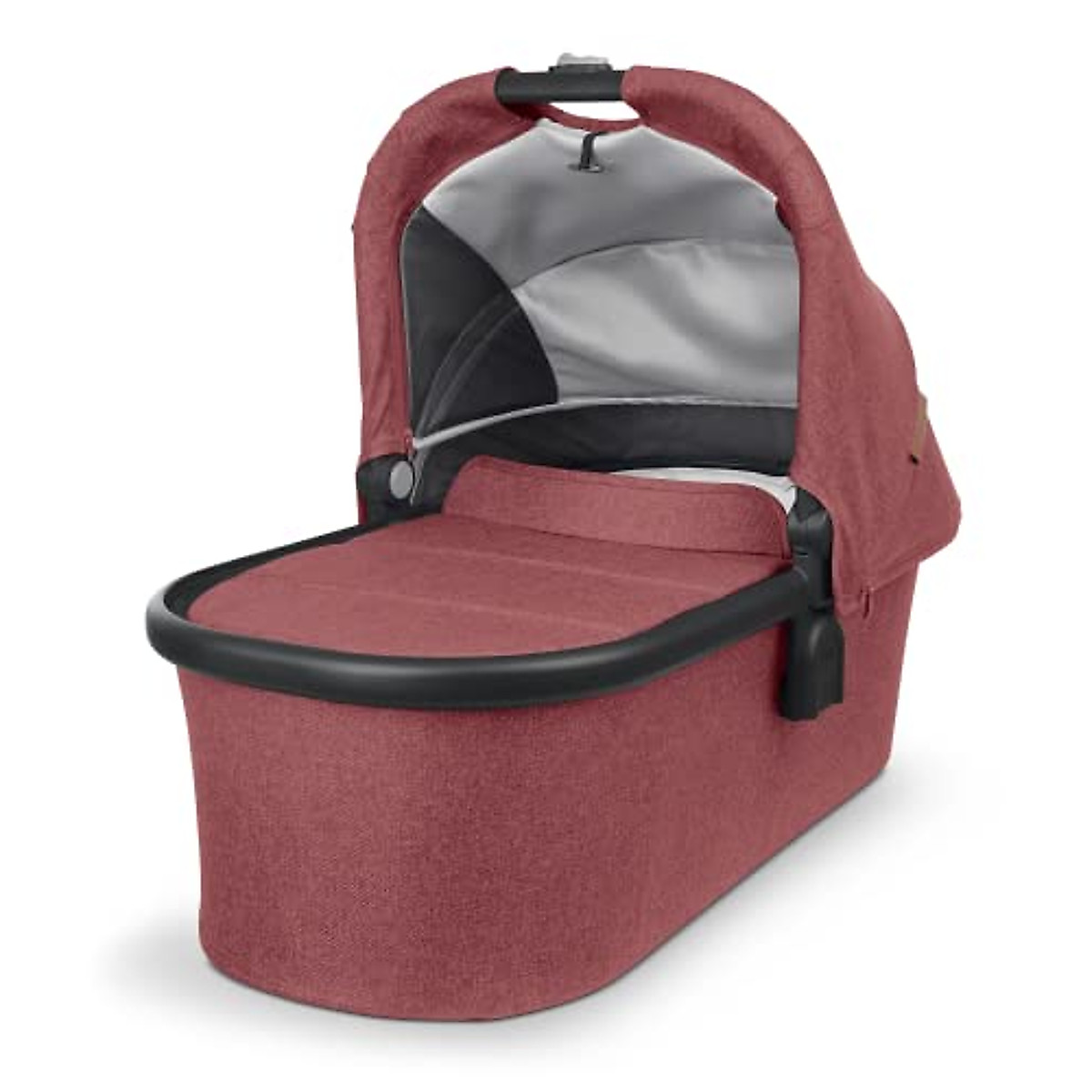 Cruz V2 Stroller - Lucy (Rosewood mélange/Carbon/Saddle Leather) + Bassinet - Lucy (Rosewood mélange/Carbon)