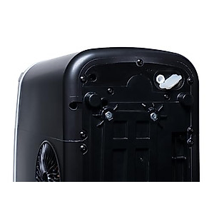 Newair Nugget Countertop Ice Maker Machine | 26 lbs. | Electric Sonic Ice Maker in Matte Black, Self-Cleaning Function, Refillable Water Tank, Perfect Canes Ice for Kitchens, Offices, Home Coffee Bars