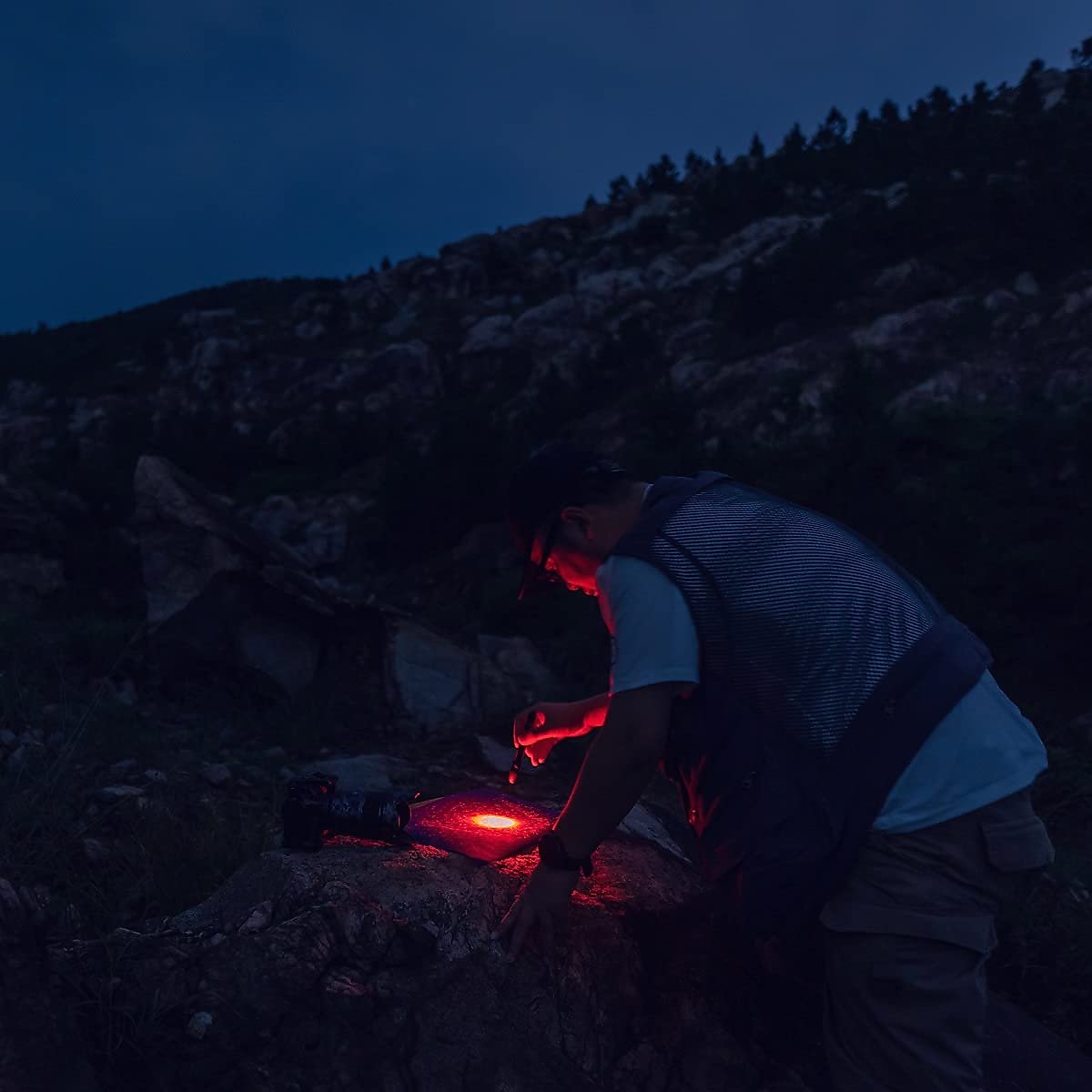 Weltool M6-RD Red LED Dark Adaptation Penlight for Pilots Viewing Navigation Maps, HGN Tests, SFST and ARIDE to DRE Evaluations，Pocket Pen Light with Clip for Doctors and Veterinarians