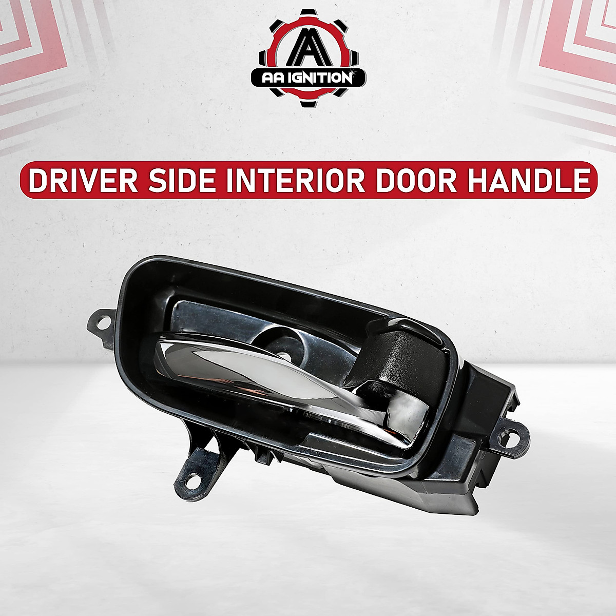 AA Ignition Interior Door Handle Driver Side, Front or Rear, Compatible with Nissan Altima 2013-2018, Murano 15-19, Armada 14-15, Pathfinder, Titan - Replaces 80671-3TA0A, 80671-3TA0D, 80671-3TA0B