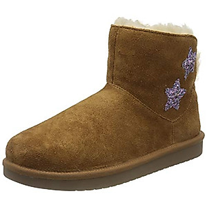 Koolaburra by UGG Unisex-Child Koola Star Mini Fashion Boot, Chestnut, 1 Little Kid