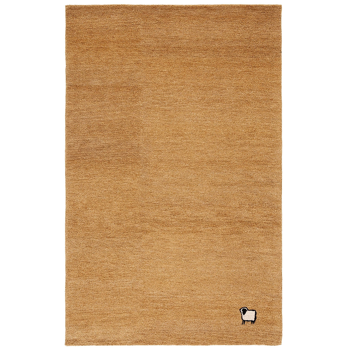 SAFAVIEH Himalaya Collection Area Rug - 6' x 9', Gold, Handmade Wool, Ideal for The Living Room, Bedroom, Dining Room (HIM451D-6)