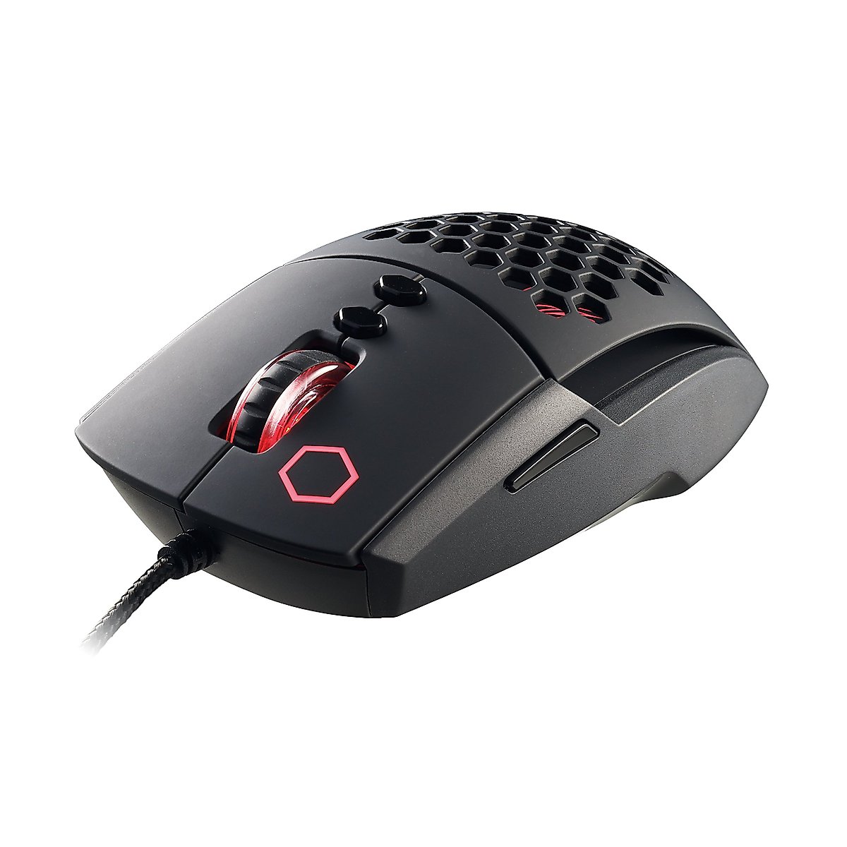 Thermaltake Tt Esports Ventus Ambidextrous Laser Gaming Mouse with 3-Zone Red LED Illumination, 7 Programmable Buttons, 5700 DPI Sendor, Graphical Configuration Interface